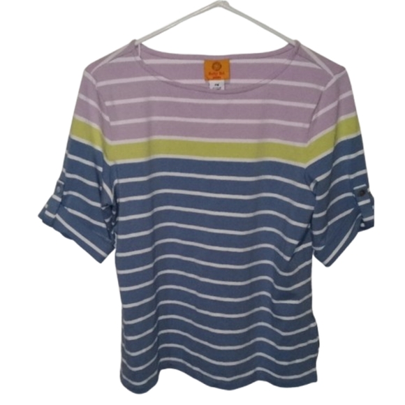 Ruby Rd. | Tops | Ruby Rd Striped Shirt Petite Med | Poshmark
